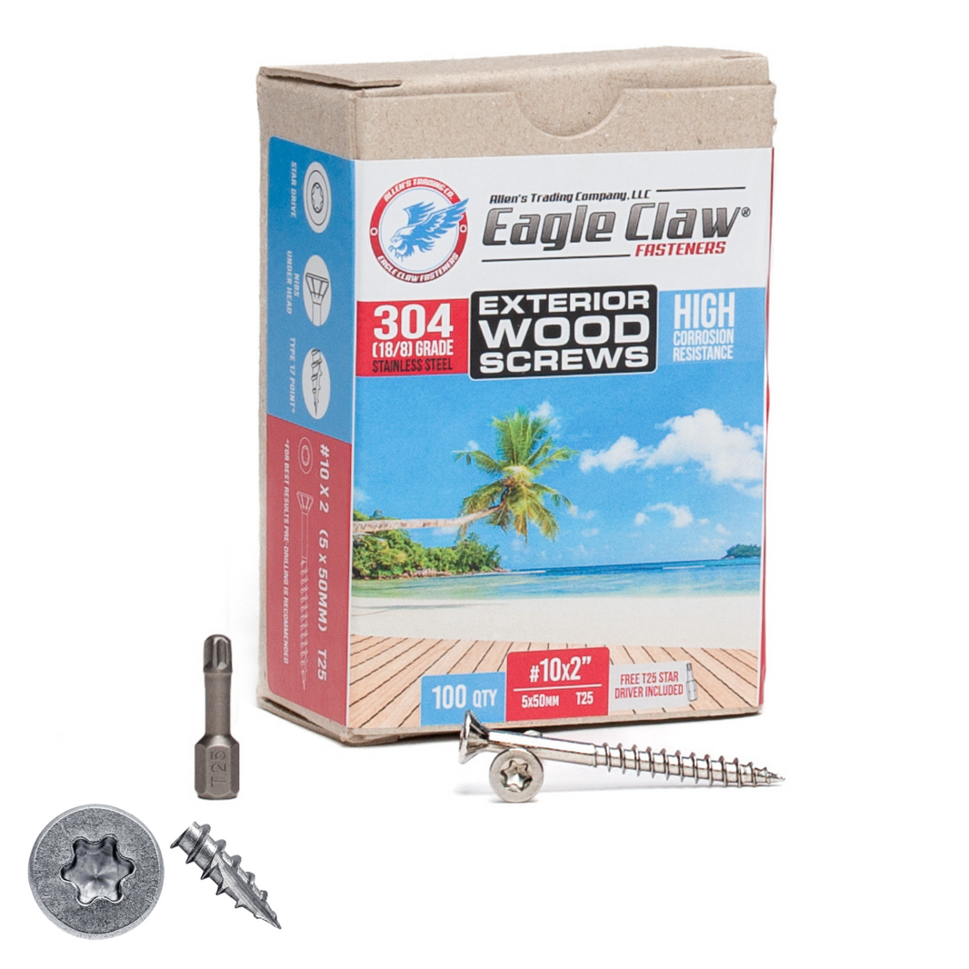 Supplier of Stainless Steel Deck Screws 304, 305 and 316 Marine Grade
